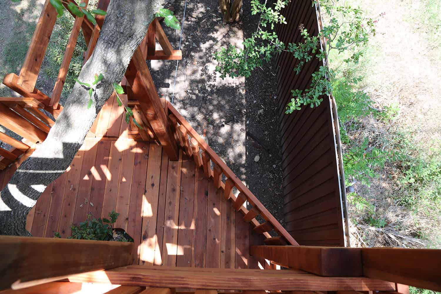 Huge Custom Redwood Play Set - Backyard Fun Factory